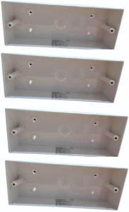 b'five 8M Hz Modular Surface Box (B097), Pack of 4 Distribution Board ...
