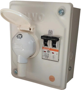 Selvo 20 Amps SPN with Two Pin Metal Clad Industrial Plug and Socket A ...