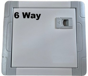 DYNOSTORE 6 way MCB Box/Double Door 6 way High Quality Distribution ...