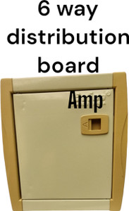 Amp exchange 6way distribution board /6way double door mcb box/6 way dp ...