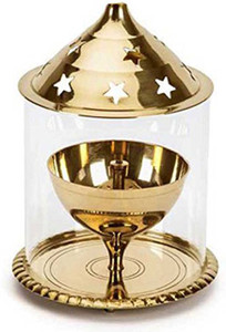 ONLYBOTTOM Brass Akhand Mutki Deepam/Diya for Pooja|Mandir| Diwali ...