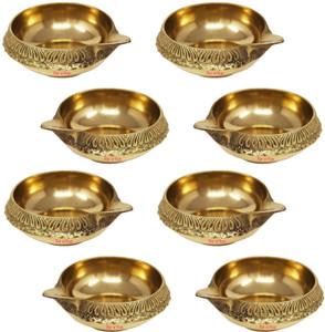 AgroCulture Handmade Pital Diya Deepam Kundulu Jyot Diya Oil Lamp Brass ...