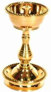 Delidge Brass Udupi Nanda Diya Puja Temple Decoration Diya Stand, Oil ...