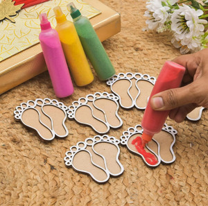 Hastshilip Wooden Diya Craft Kit with Color Sand Bottles – Perfect for ...