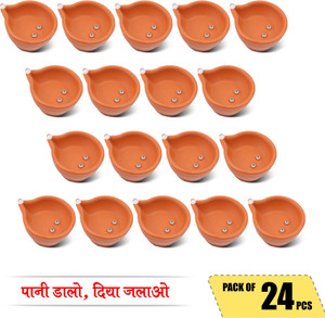 SLYKA Diwali Light Traditional diya smokeless water sensor led Diyas ...