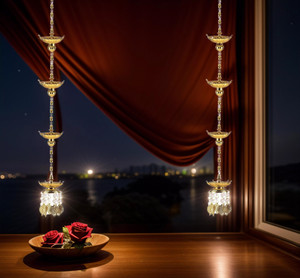 Nabhya Plastic (Pack of 2) Hanging Diya Set Price in India - Buy Nabhya ...