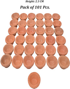 Om Phool Batti Natural Traditional Handmade Earthen Terracotta Clay ...