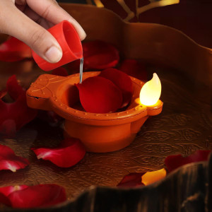 Kala Decorators LED Diya Artificial Diya Home Decoration Birthday ...