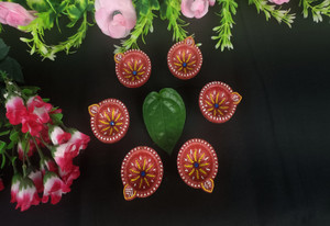 Durga Durga Diya for Home Diwali Decoration Pooja Room Office Mandir ...