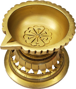 DecorTwist Diya Brass Small Size Diya For Puja Small Size Deepak Pooja ...