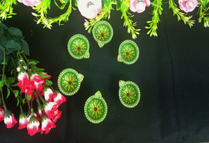 Durga Diya for Home Diwali Decoration Pooja Room Office Mandir Decor ...