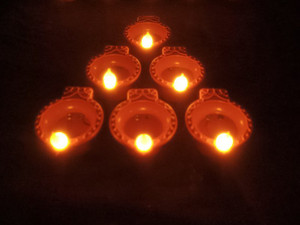 Kala Decorators LED Diya Artificial Diya Home Decoration Birthday ...