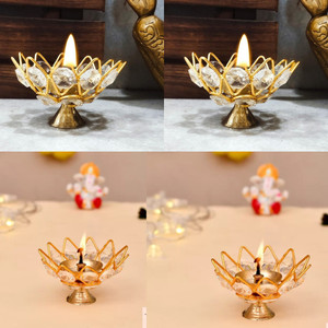 SBBCO Diwali Diya | Diya For Pooja | Diya | Diamond diya | Lotus Brass ...