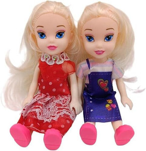 AKFLICKS Two beautiful dolls: the Stylish Long Hair Set Doll, Ideal for ...