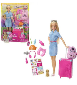 BARBIE Adventure Travel Doll With all accessories - Adventure Travel ...
