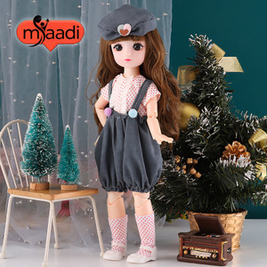 Maadi Durable 30cm Princess Doll, Movable Hands/Legs, Long Hair Styling ...