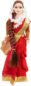 Maalona-exclusive toys Geetha | Indian doll in saree | Hand stitched ...