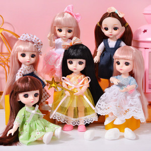 DSR 14/15CM BJD Doll 13 Moveable Jointed 15cm Dolls (Pack of 2)Multi ...