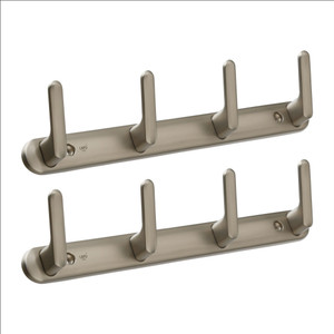 LAPO 4 Pin Hooks, Door Hanger,Hooks for Hanging Clothes and Keys, (Matt ...