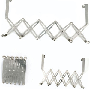 DreamChoice Stainless Steel 6 Pin Door Hanger, Wall Hooks Rail for ...