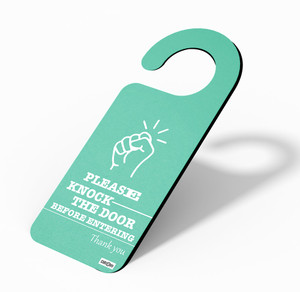 curiohh Please knock The Door Before Entering Door Hanger Price in ...