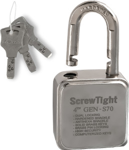 Screwtight Stainless Steel Chrome Smart Lock Price in India - Buy ...