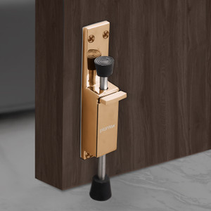 Plantex Kickdown Door Stopper Spring Loaded Telescopic Step On/Off Door ...
