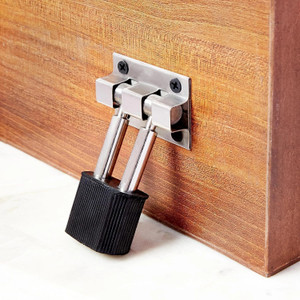 Lizard Stainless Steel 4 Inch Heavy Round Rod 10 MM Kick Down Stopper ...