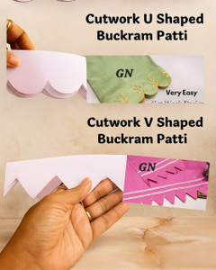 Gn tailoring material Cutwork U & V Shape Buckram Pattern for Tailoring ...