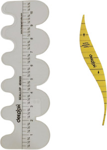 BharatSS Scallop Scale & ArmHole Curve Scale Combo , Pattern Drafting ...