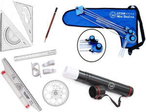 Uttam Mini drafter, sheet holder box, Roller scale, pro circle for ...