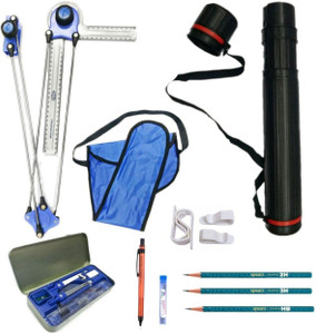 RSMY Engineering Drawing Mini Drafter With All Drawing Instruments ...