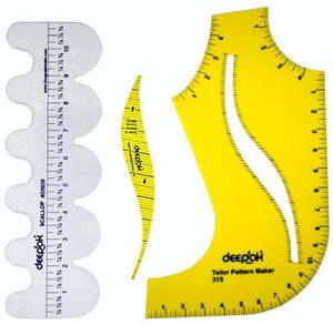 prabhas designs Scallop Scale, Arm Hole Scale and Pattern Maker Combo ...