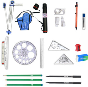 DHAVLO Mini Drafter, Sheet Holder Box and Drawing Tools and Stationery ...