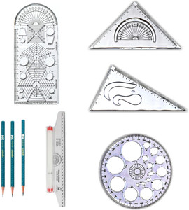 Book birds Engineering Template stencil, pro circle Drafting Kit Price ...