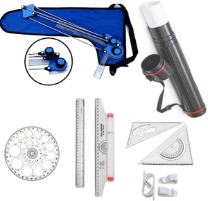 RINM Mini Drafter With Jumbo Sheet Container Board Clip Pro Circle Set ...