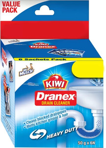 Kiwi Dranex Drain Cleaner 50 g (Pack of 6) Powder Drain Opener Price in ...