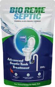 Bio Reme Septic Tank Cleaner I Reduces Sludge Build-up I Odour Removing ...