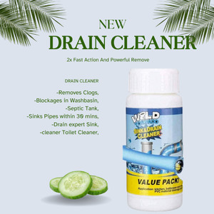 MOKSH ENTEREPRISEE Drainage Block Remover Drain Cleaner Drainer Powder ...