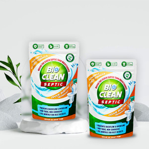 Bioclean Septic Tank Cleaner and Odor Remover, Natural and Effective ...
