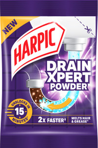Harpic Drain Xpert Powder Drain Opener Price in India - Buy Harpic ...