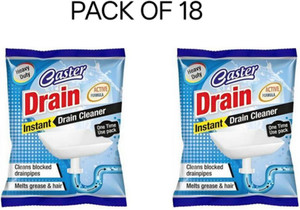 cezliar DRAINEX instant Powder Drain Opener (pack of 18) (900GM, Pack ...