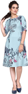 masani trade Women A-line Multicolor Knee Length Dress - Buy masani ...