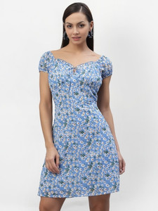 Verity Women A-line Blue Above Knee/Mid Thigh Length Dress - Buy Verity ...