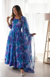 MAHADEV Flared/A-line Gown Price in India - Buy MAHADEV Flared/A-line ...