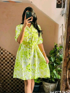 MEAWO Women A-line Purple Ankle Length Dress - Buy MEAWO Women A-line ...