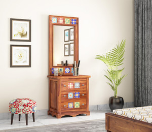 THE ATTIC Solid Wood Dressing Table Price in India - Buy THE ATTIC ...
