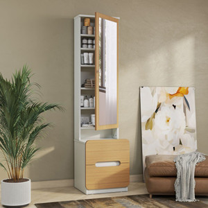 Wakefit Dressing Table | with Mirror & Storage - Mendla Engineered Wood ...
