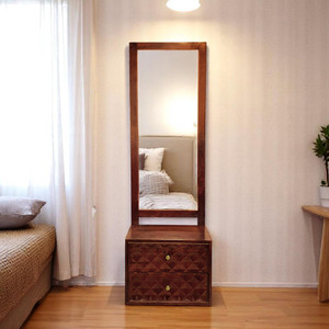 THE ATTIC Diamond Honey Solid Wood Dressing Table Price in India - Buy ...