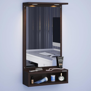 ANIKAA Jinny Led Light Gressing Mirror Engineered Wood Dressing Table ...